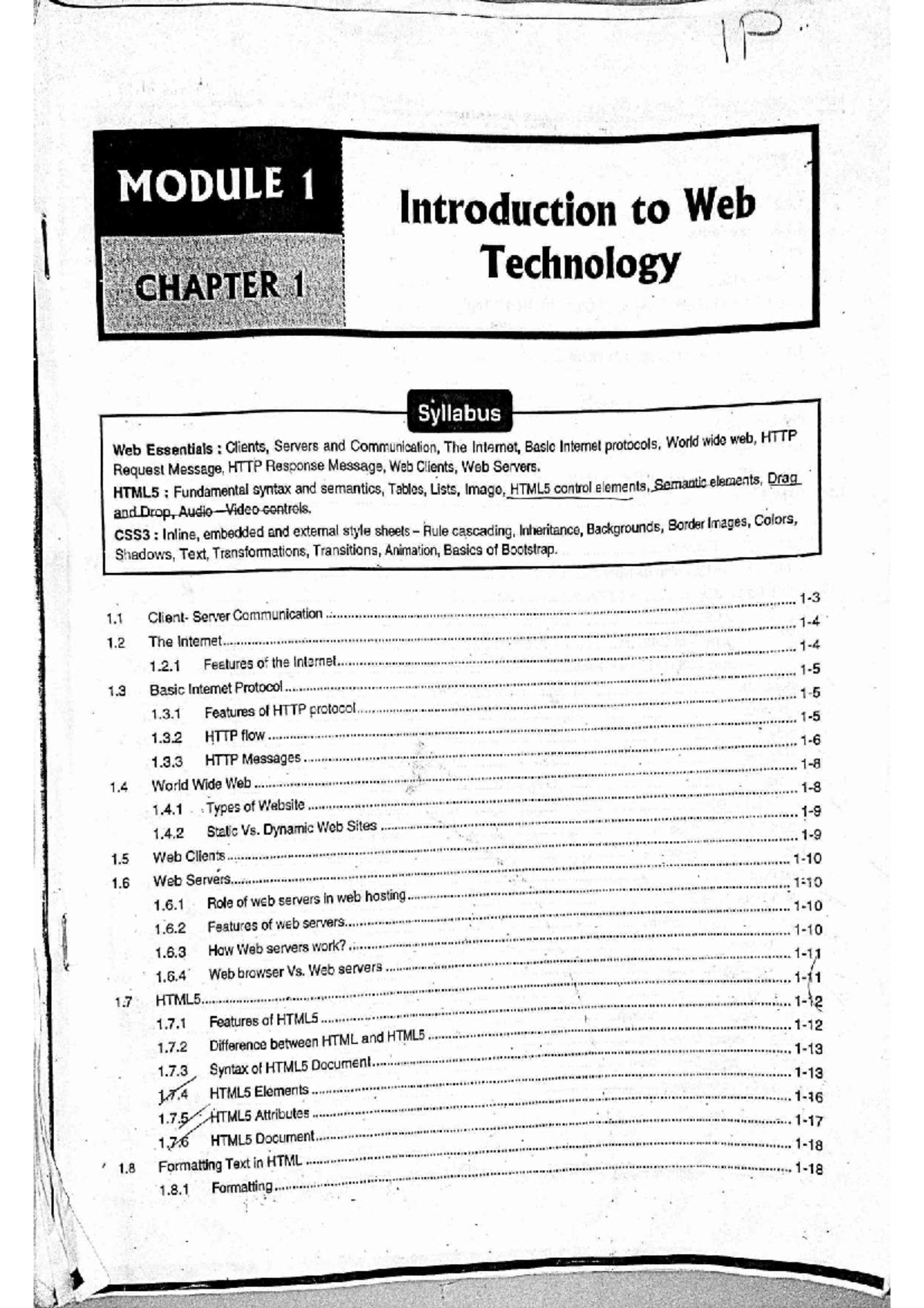 Internet Programming Techknowledge Sem 5 - Computer Science - Studocu