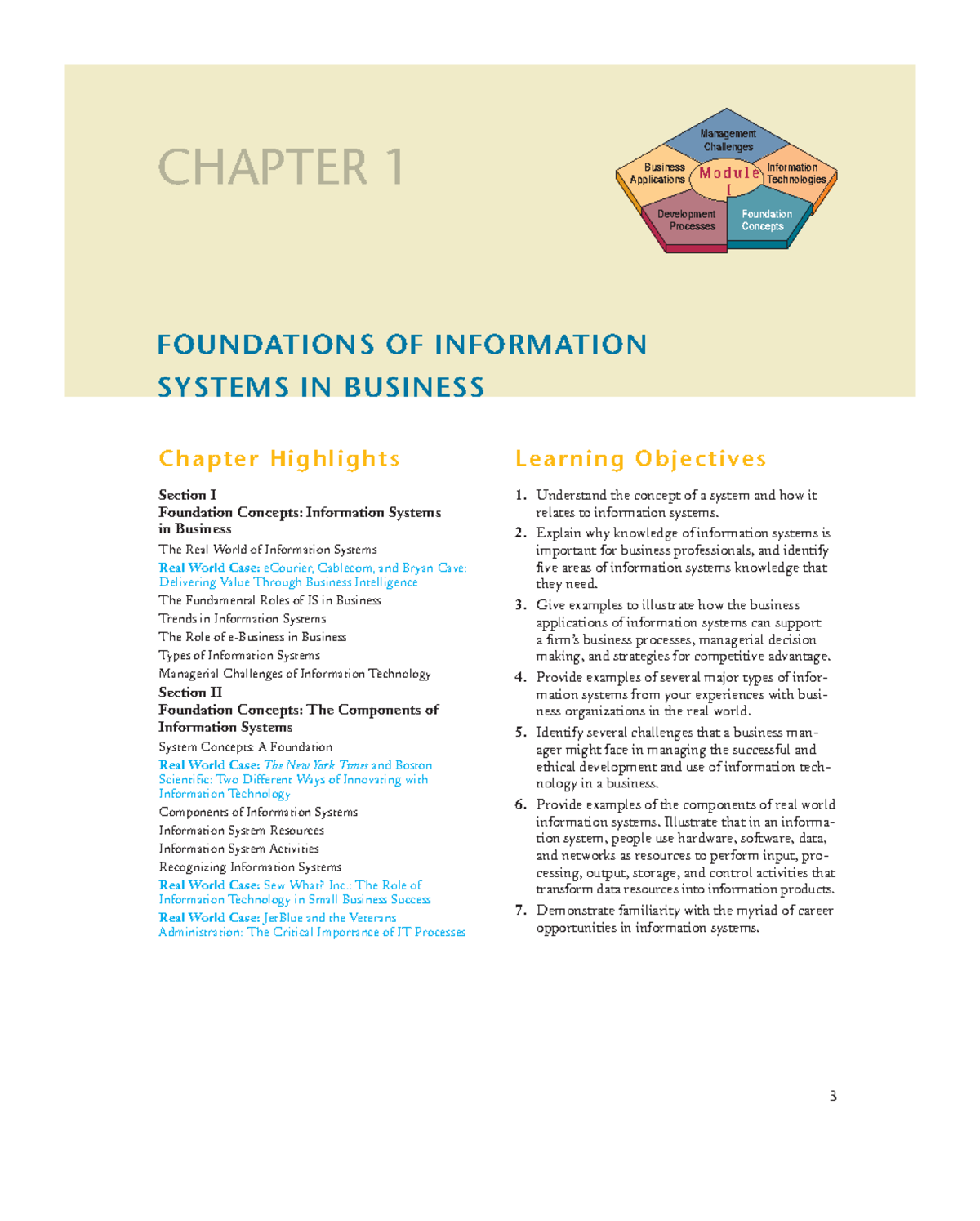 Chapter 01 Foundations Of Information Systems In Business Concepts