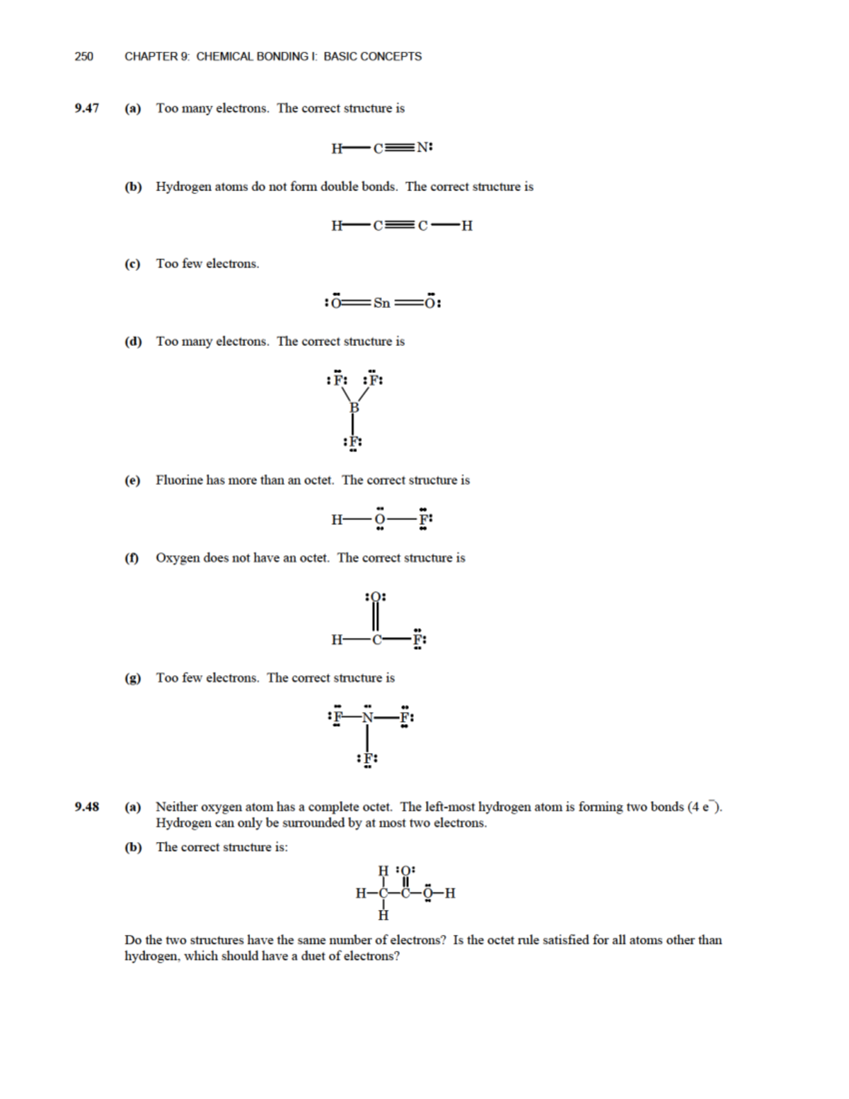 CHEM 250: Chapter 9 - Chemical Bonding Concepts & Structures - Studocu