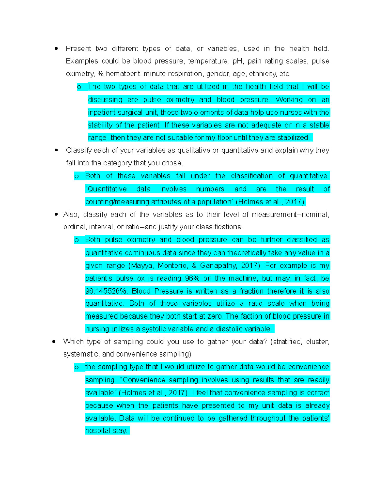 Week 1- Basic Statistics Data Used in Everyday Life - Present two ...