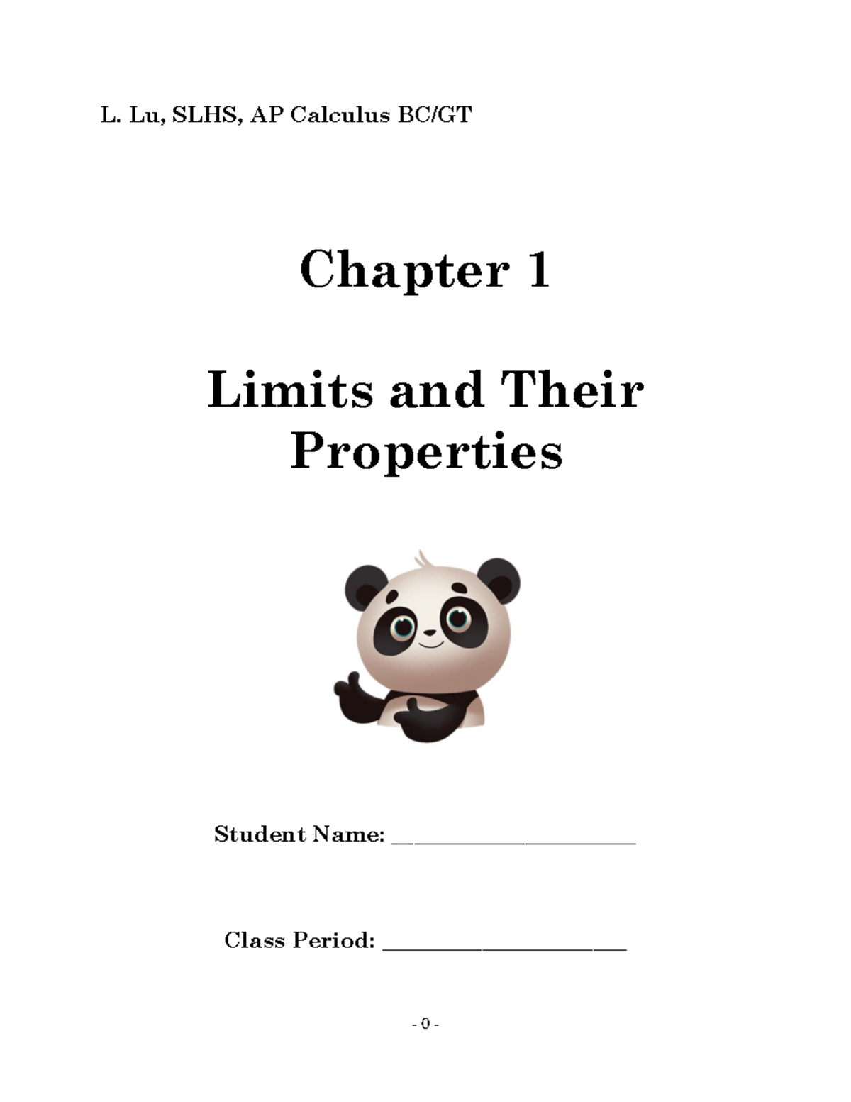 AP Calculus BC Chapter 1 Final Exam Notes and Worksheets on Limits ...
