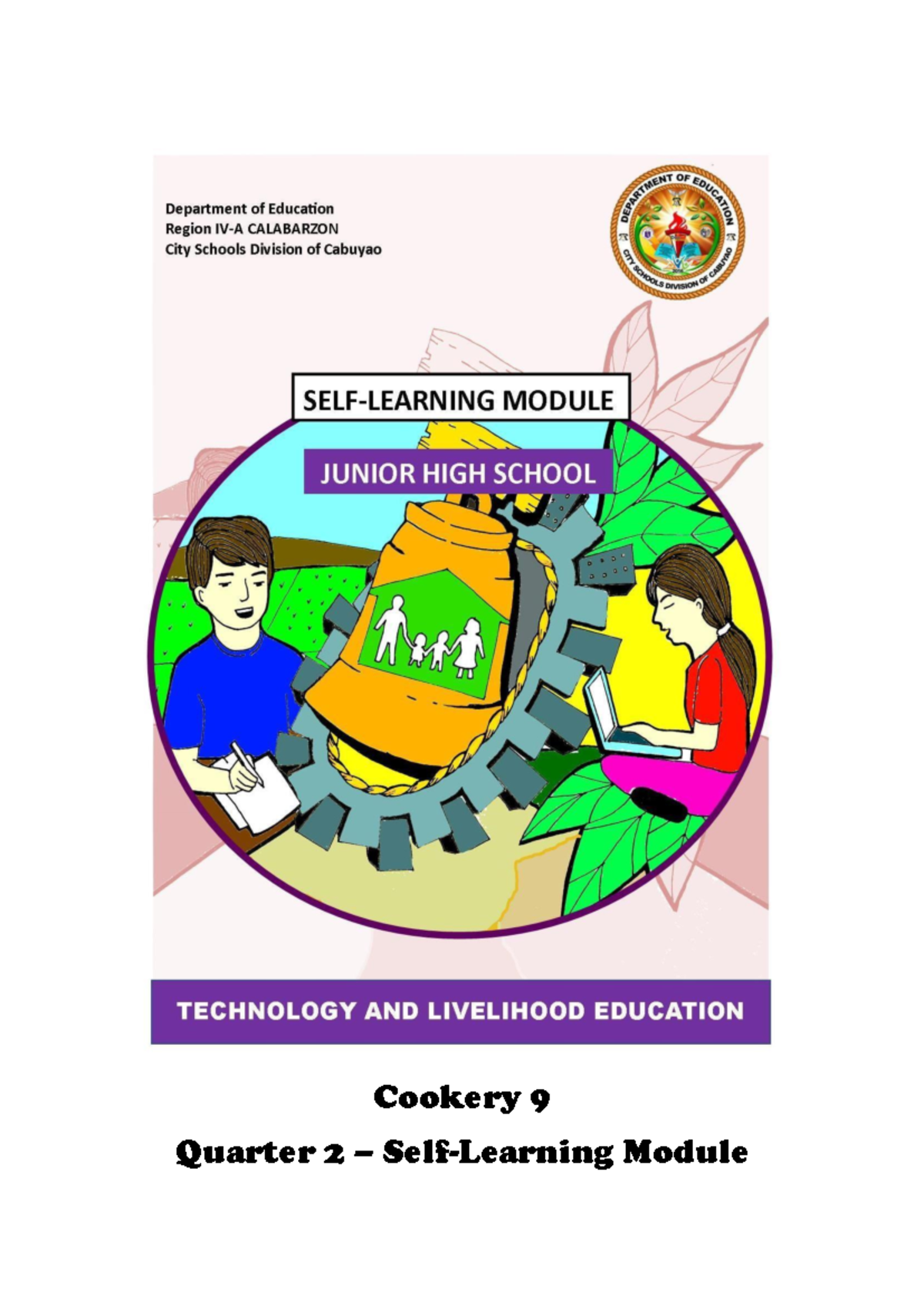 SLM-Cookery-9-2nd-Quarter-Self-Learning-Module-Overview - Studocu