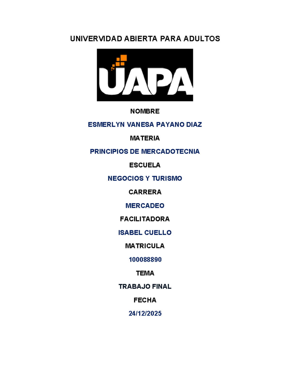 Trabajo Final: Marketing Emocional en la Identidad Nacional (MERC 101 ...
