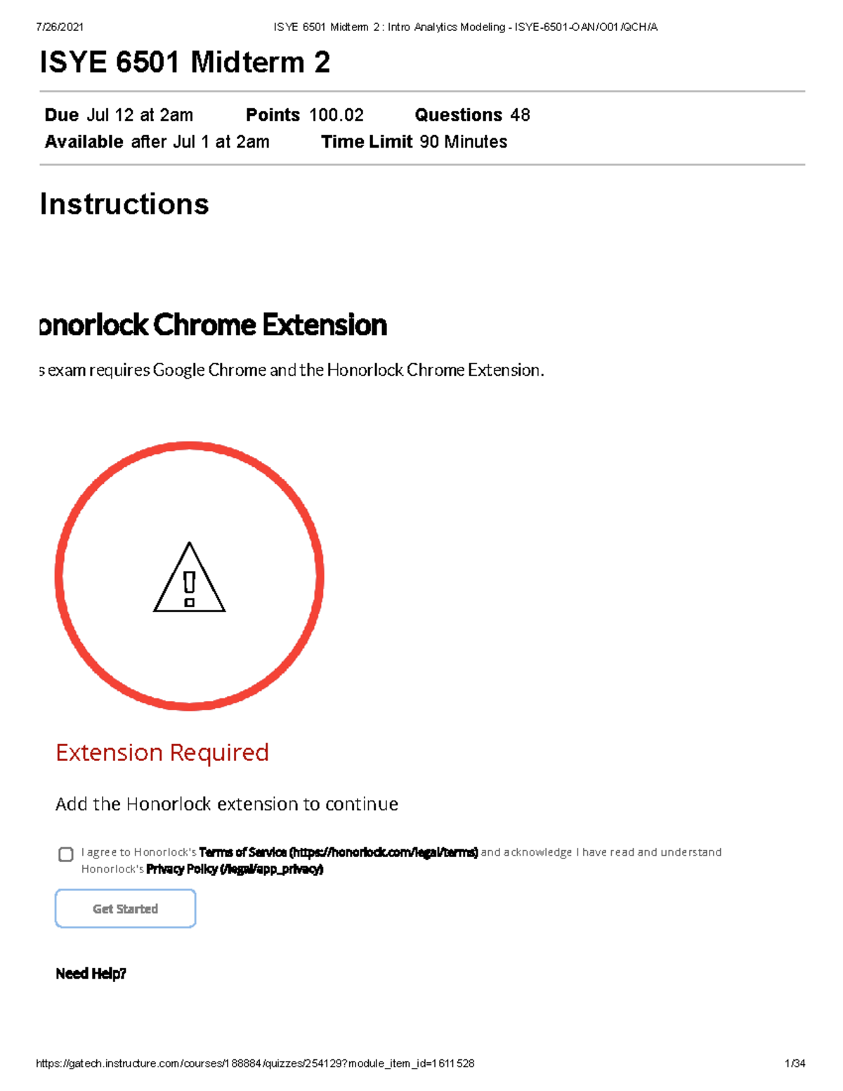 ISYE 6501 Midterm 2 Exam Guide: Intro to Analytics Modeling - Studocu