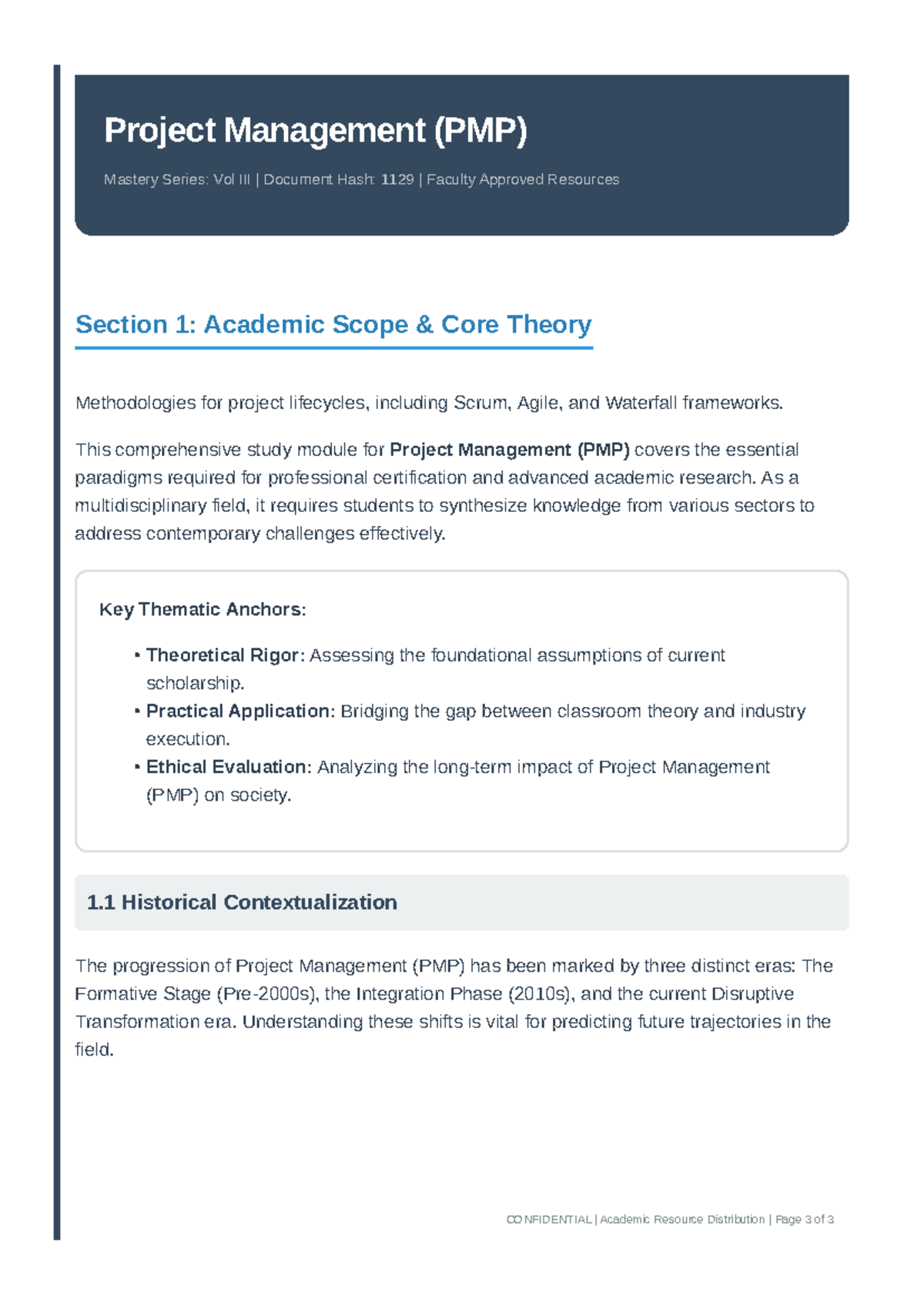 Project Management (PMP) Mastery Notes: Core Theories & Frameworks ...