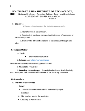 Grade 9 topic week 1 - guide - Learning competency: JUDGE THE RELEVANCE ...