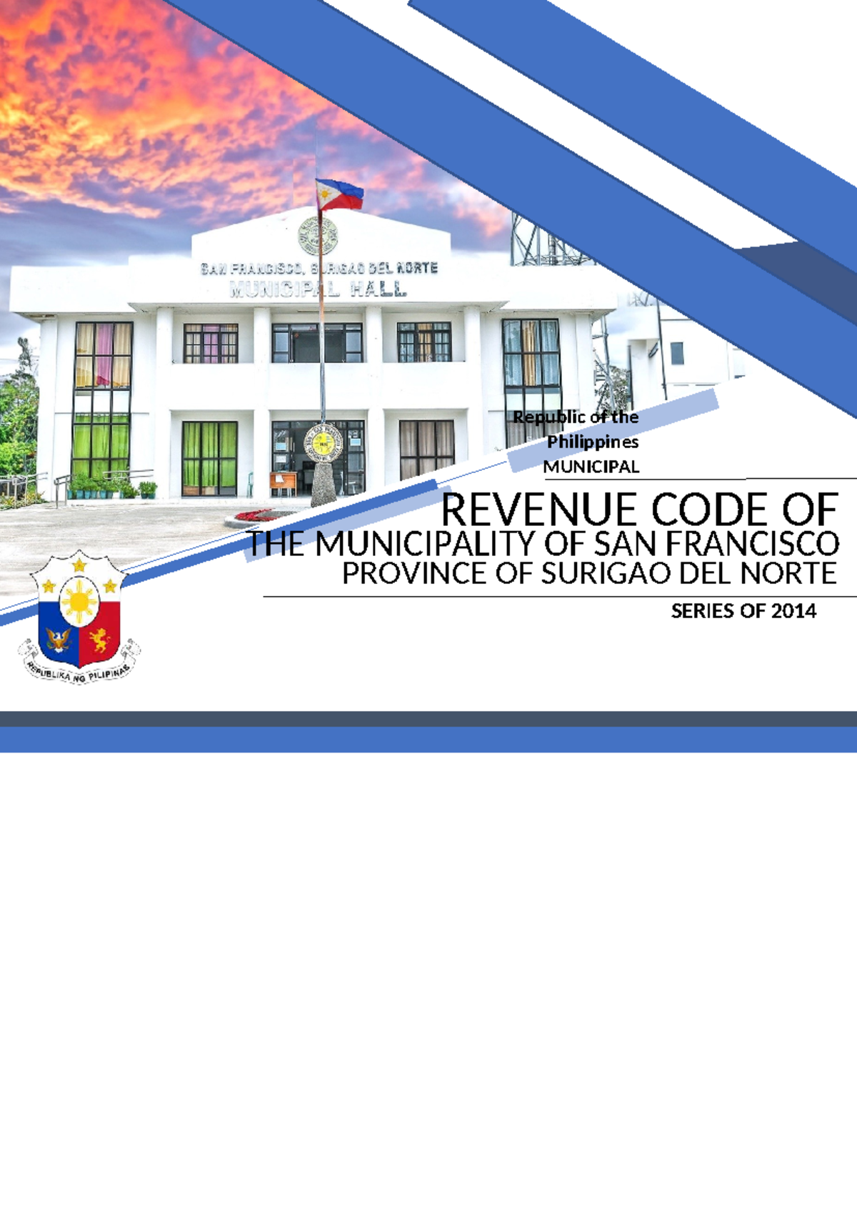 Cover page revenue code - BSEd English - REVENUE CODE OF THE ...