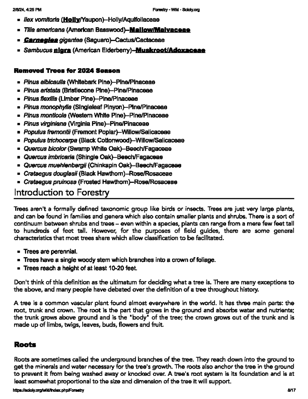 Forestry Cheat Sheet: Key Concepts and Tree Classification Guide - Studocu