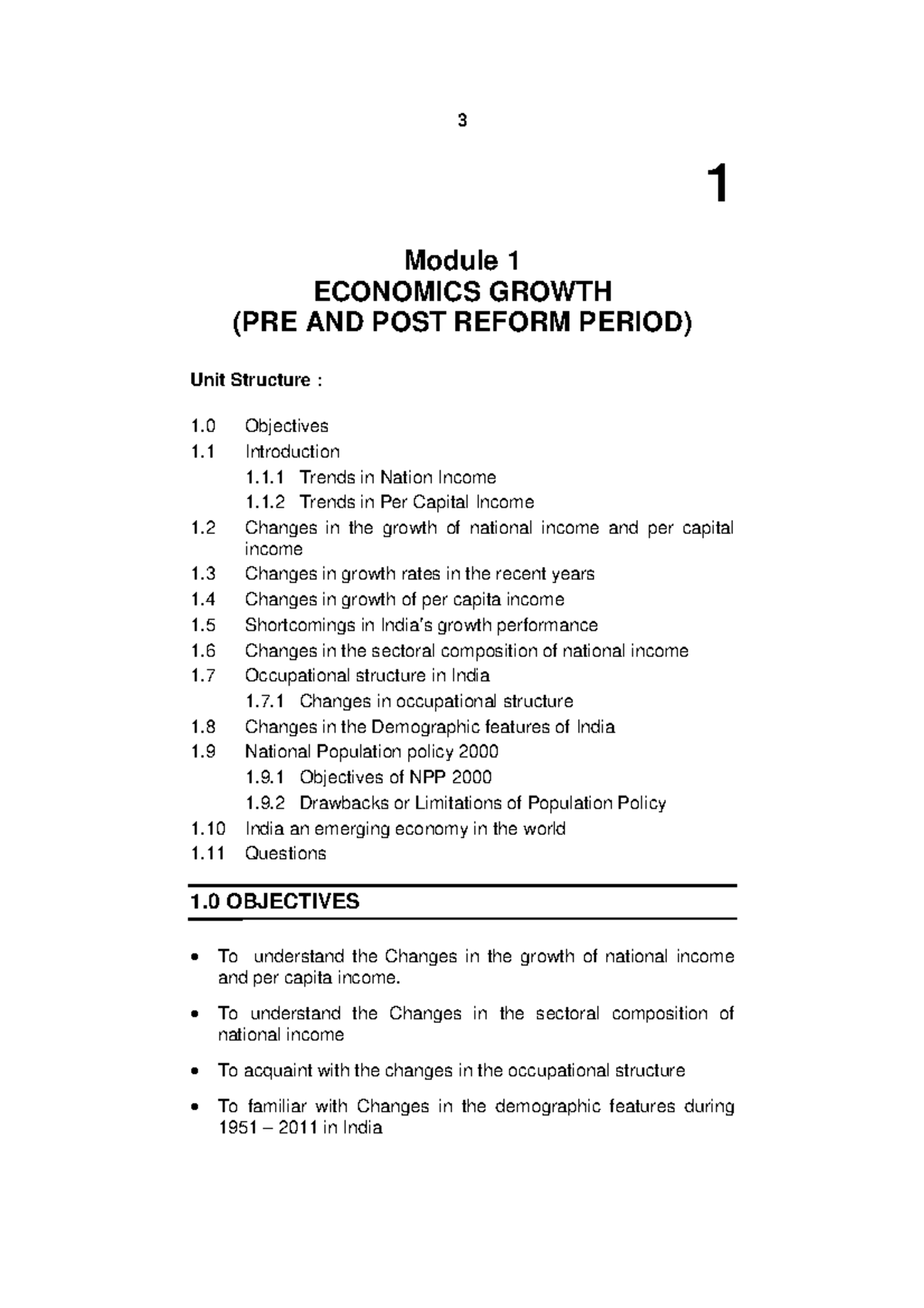 Indian Economy (GE) - Growth Trends Pre and Post Reform Period - Studocu