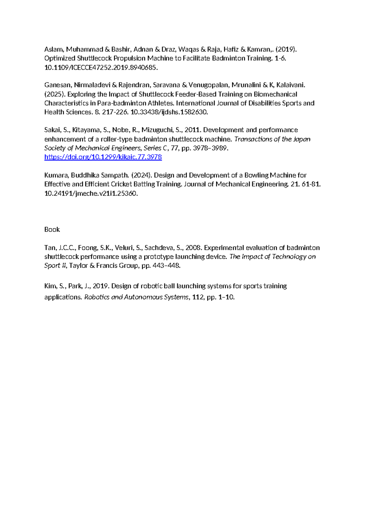Circuit Design Reference for Sports Training Machines - Studocu
