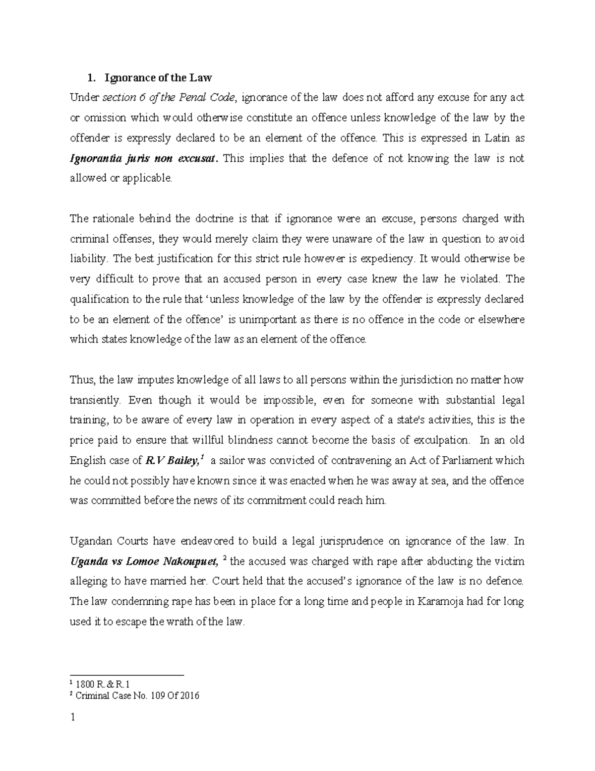 General Defences in Criminal Law (LAW 2025) - Studocu