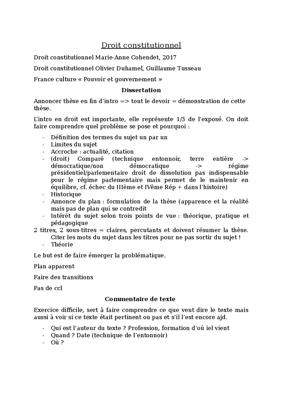 Accroches DC - phrases d'accroche en droit constitutionnel - Accroches droit constitutionnel Les ...