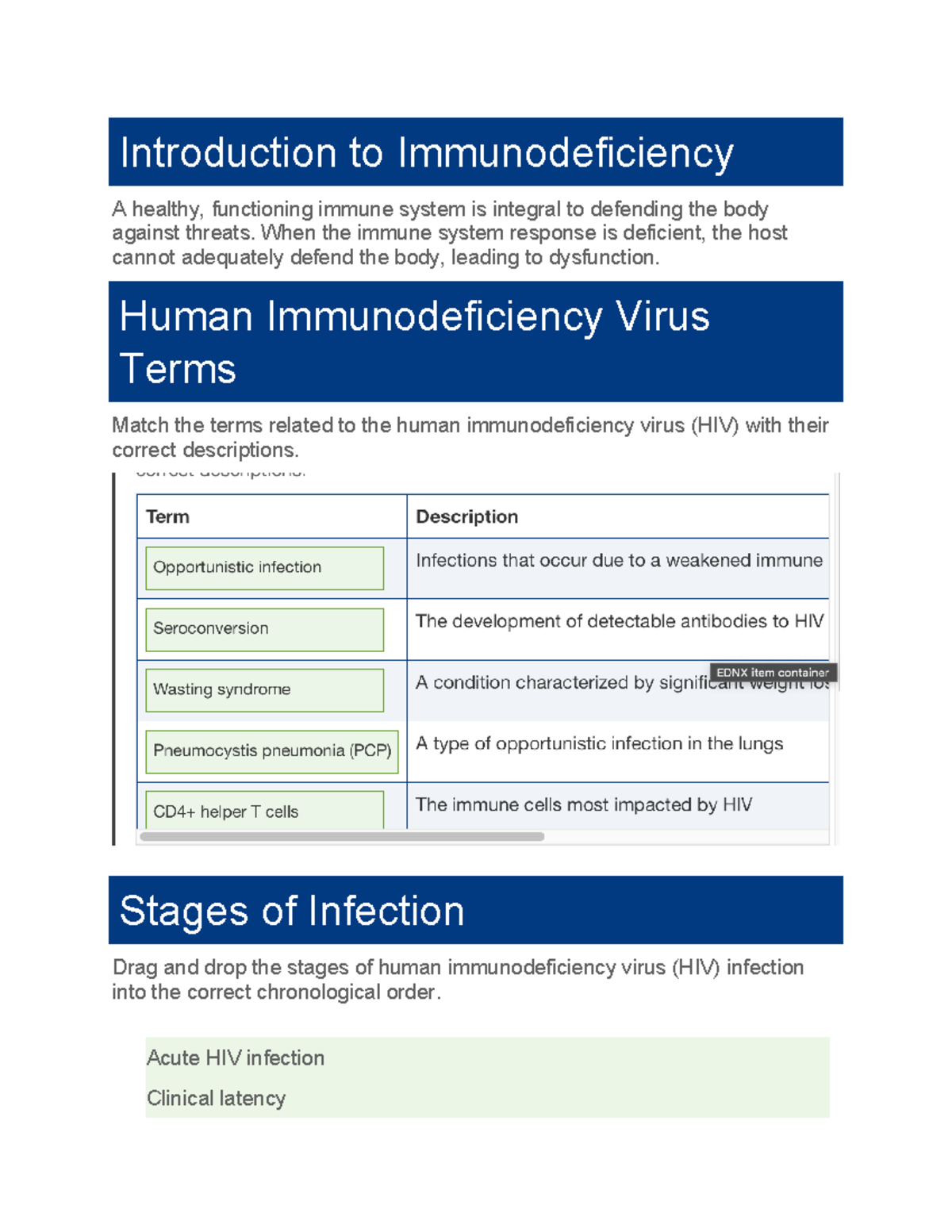 Immunodeficiency Overview: Understanding HIV and Its Impact - Studocu