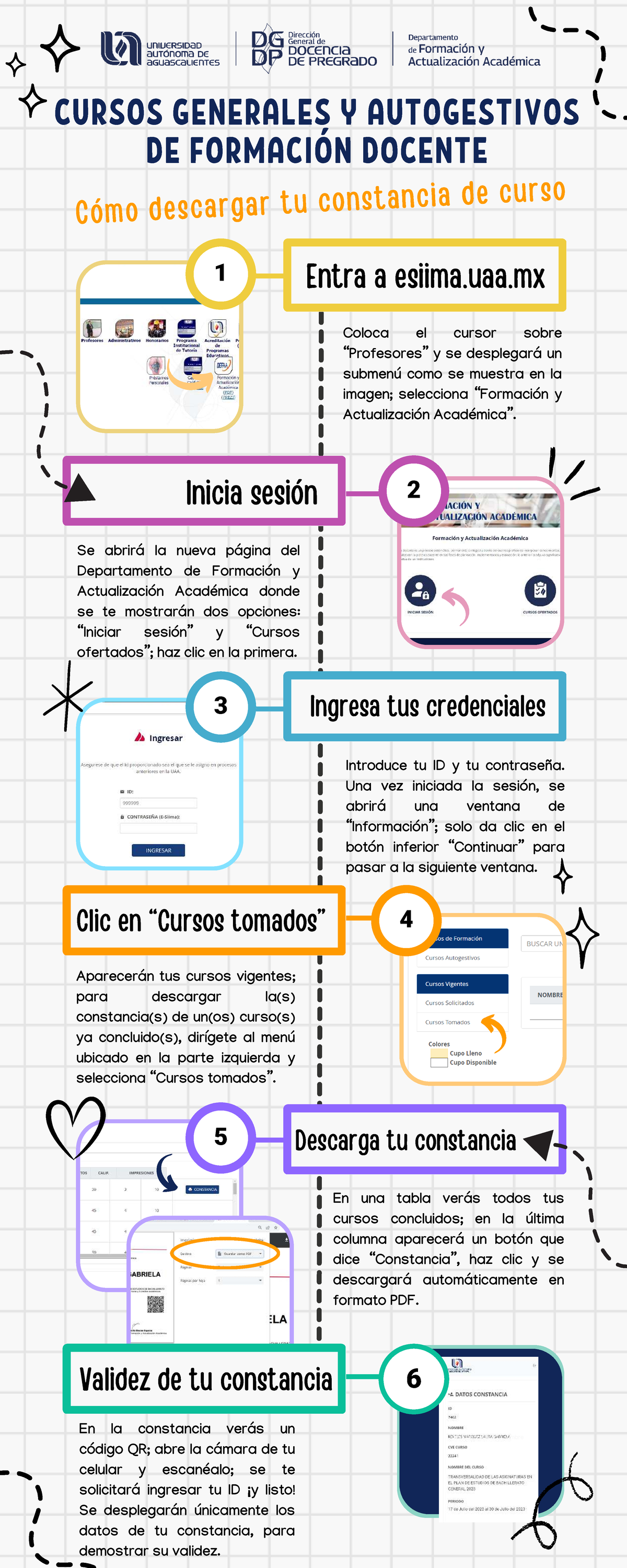 CURSOS GENERALES Y AUTOGESTIVOS: Guía para Descargar Constancias - Studocu