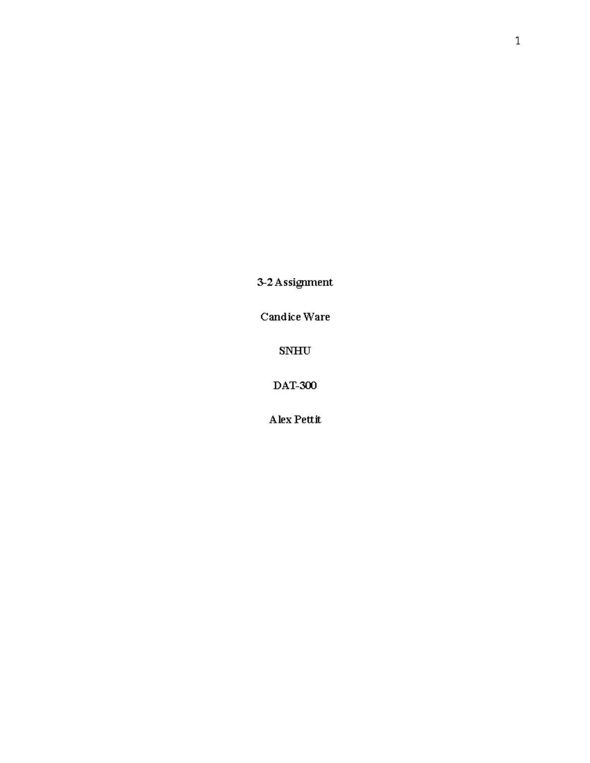 DAT 300 Assignment: Understanding Data Quality and Its Importance - Studocu