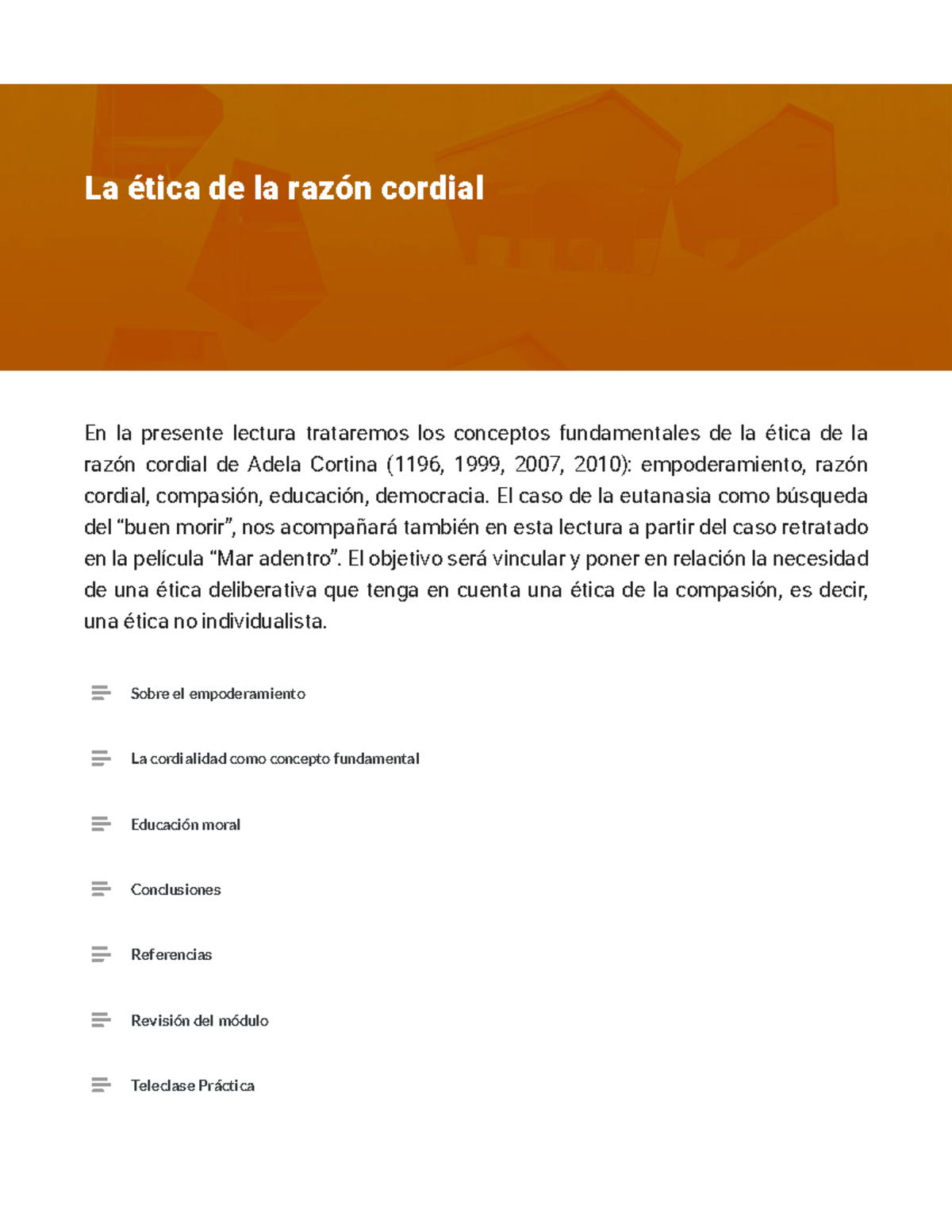 Ética de la Razón Cordial: Reflexiones sobre Eutanasia y Educación (L4 ...