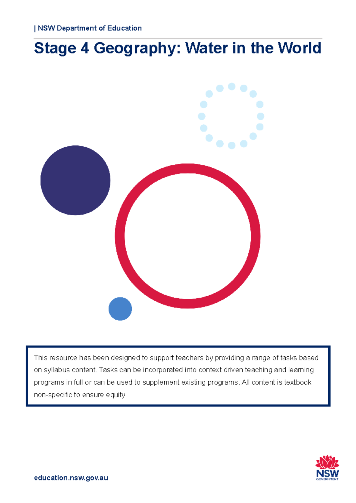 Stage 4 Geography: Water in the World - Comprehensive Teaching Resource ...