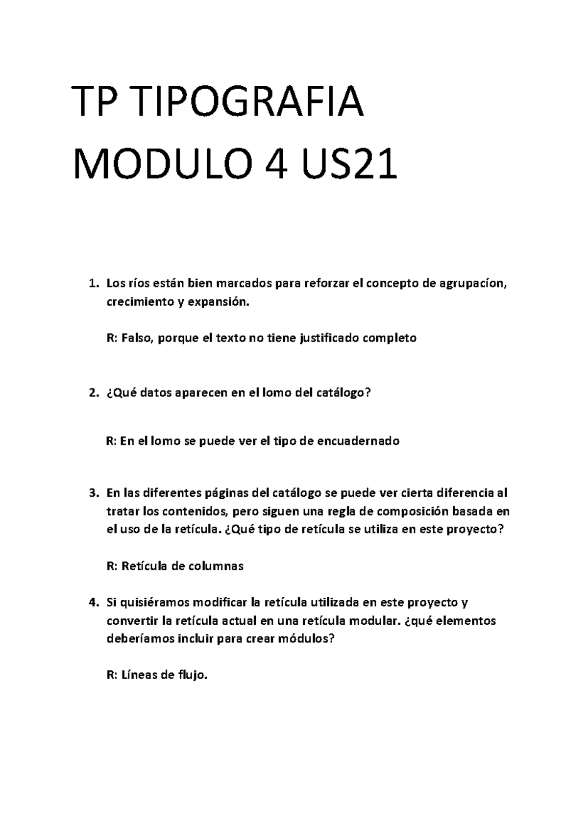 TP TIPOGRAFIA MODULO 4 US21 - Análisis y Respuestas del Catálogo - Studocu