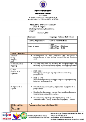 DLP- Aralin 4 - (ANG Civil Partnership AT Sogie BILL) - Republic of the ...