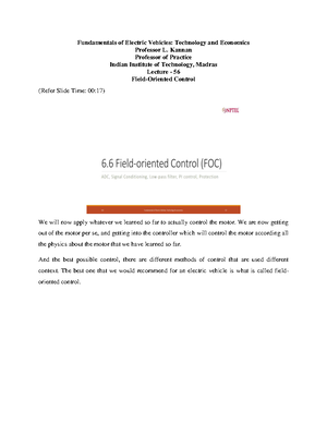 Field Oriented Control of PM Motors - Sensored Field Oriented Control ...