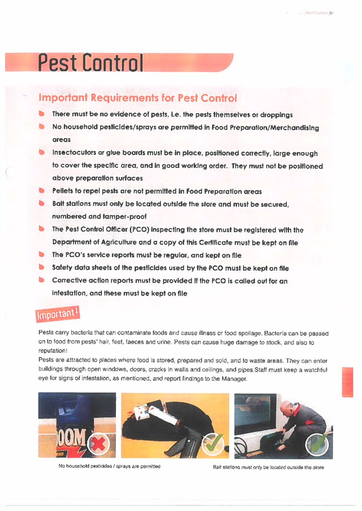 Pest Control Guidelines and Important Requirements for Effective ...