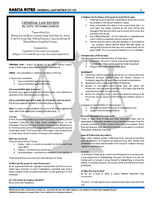 Module 3 CRIMINAL LAW 1 - MODULE 3: STAGES OF EXECUTION Article 6. Consummated, frustrated, and ...