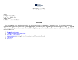 ECO 201 Project Completed - Economic Analysis Report: Tesla Jason ...