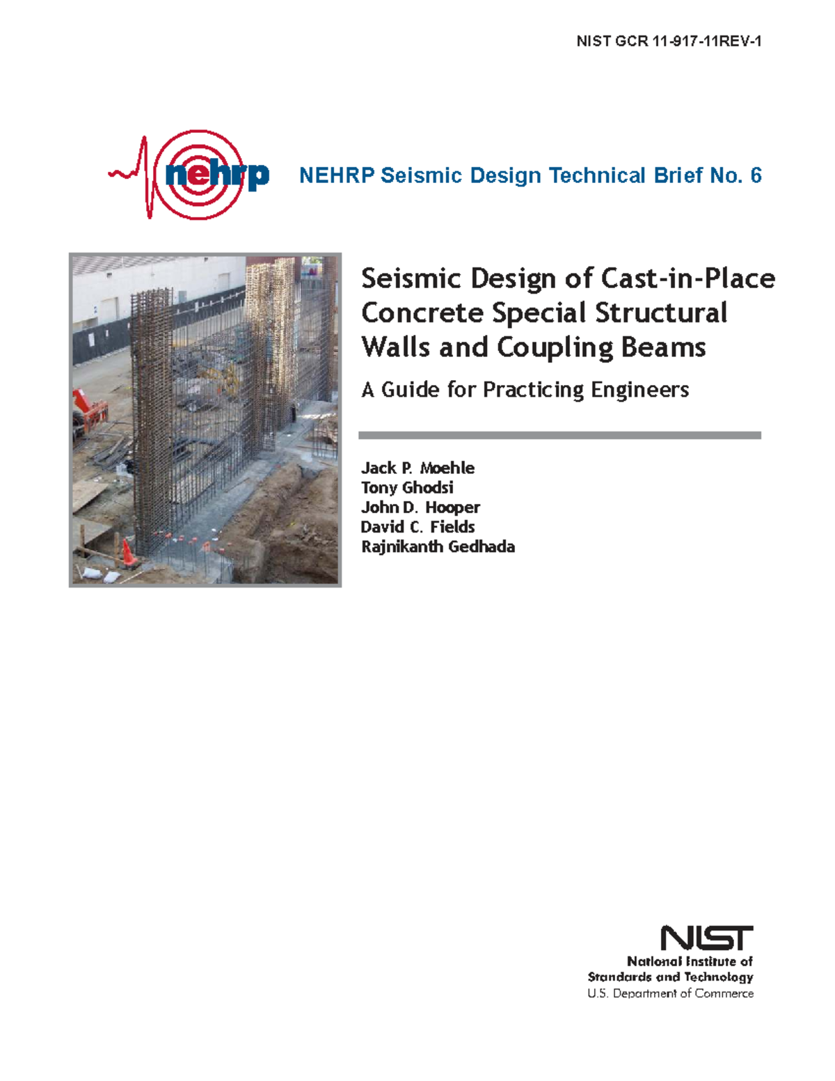 Seismic Design of Concrete Special Structural Walls and Coupling Beams ...