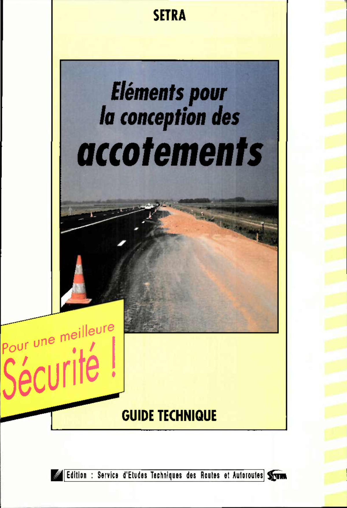 Eléments de Conception des Accotements pour la Sécurité Routière - Studocu