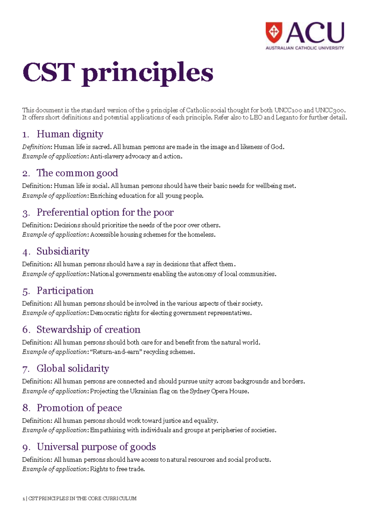 CST Principles: Core Concepts for UNCC100 & UNCC300 Classes - Studocu