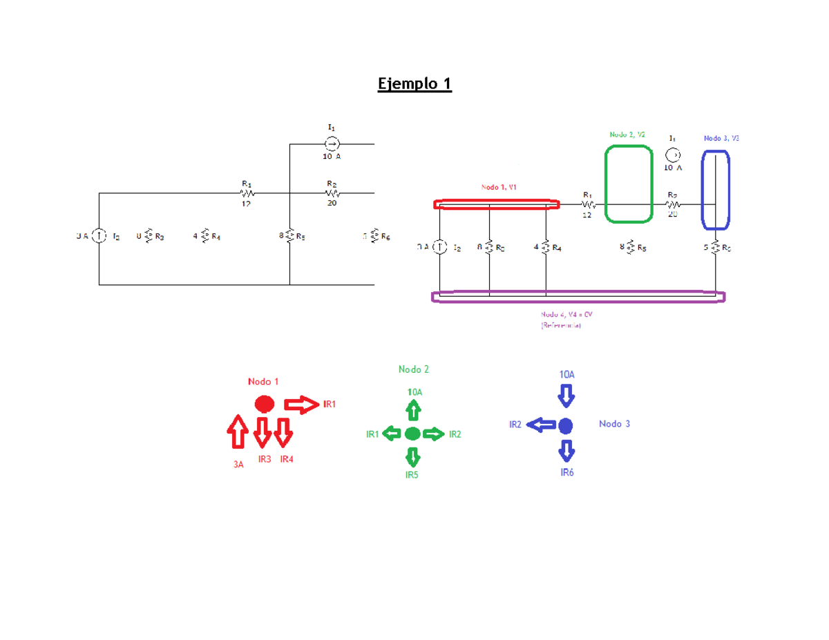 Ejemplos de Análisis de Nodos para el Método LCK - Ejercicio práctico - Studocu