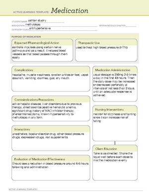 ATI Medication Template - Prednisone - ACTIVE LEARNING TEMPLATES ...