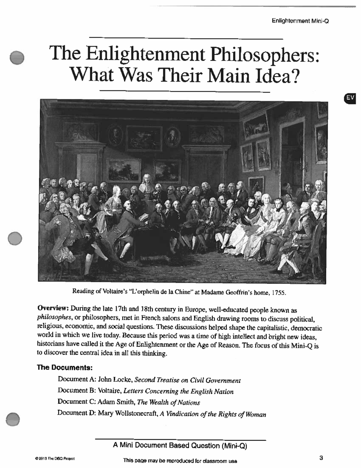World History DBQ Enlightenment Pt. 1 - Studocu