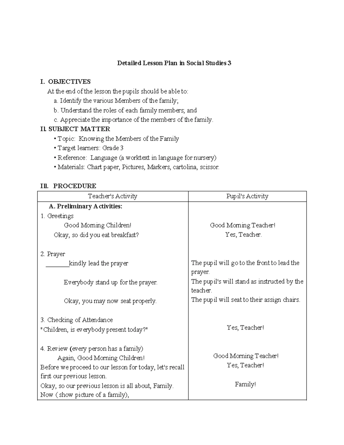 GED104 - Developing Effective Lesson Plans in Social Studies - Studocu