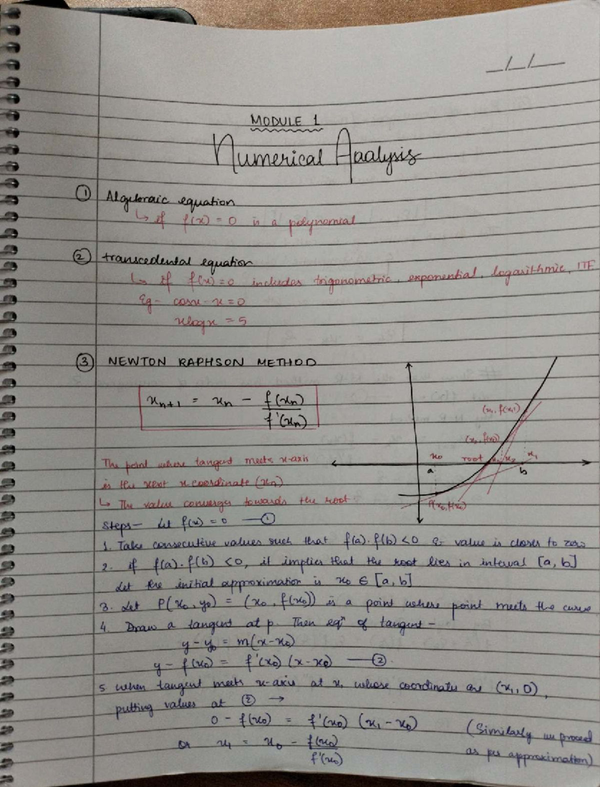 Math III Module 1: Numerical Analysis and Root-Finding Methods - Studocu