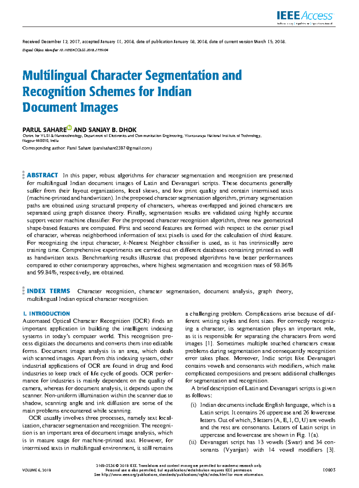 Multilingual Character Segmentation And Recognition Schemes For Indian