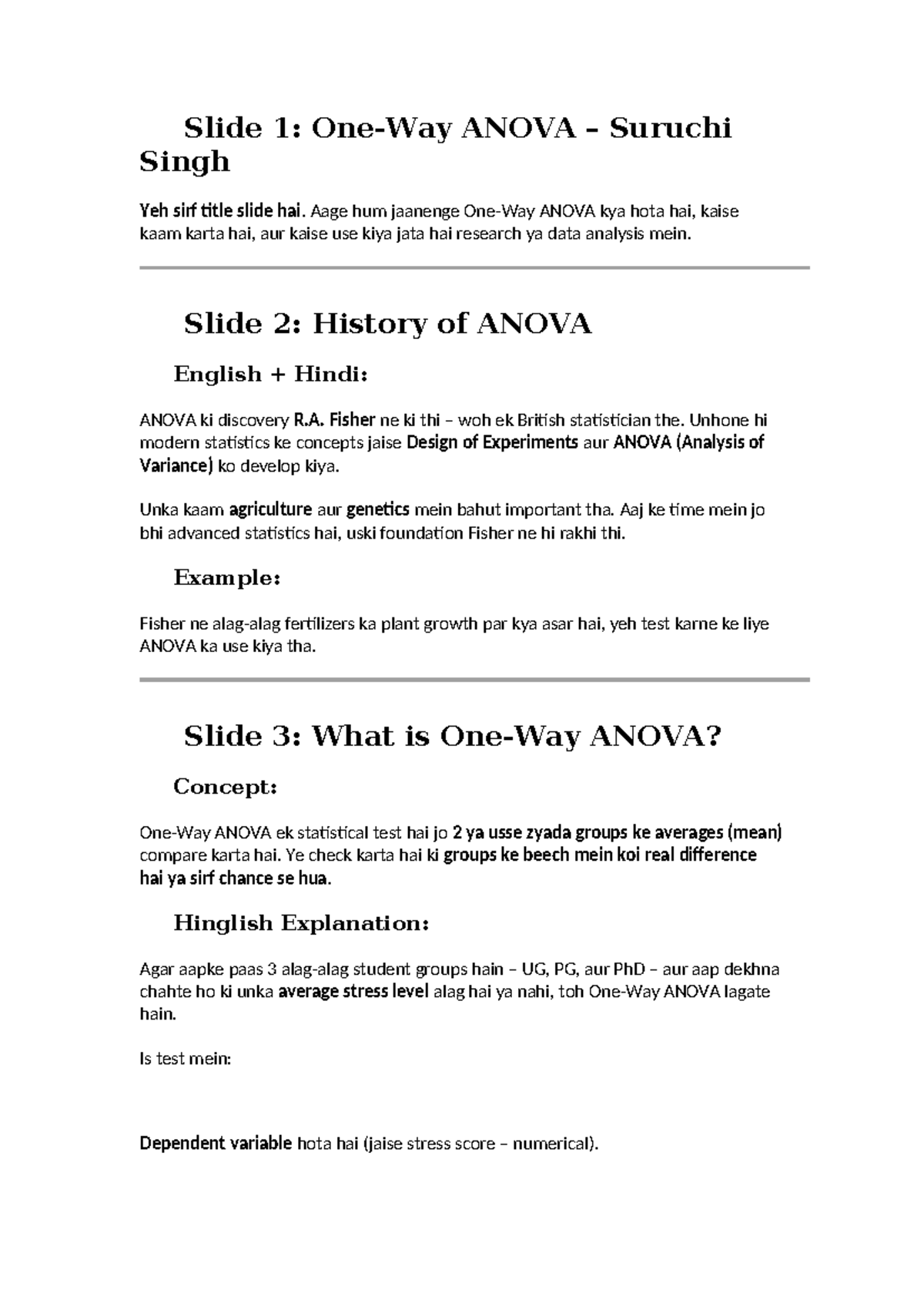 ANOVA (Analysis of Variance) Explained: Concepts & Applications - Studocu