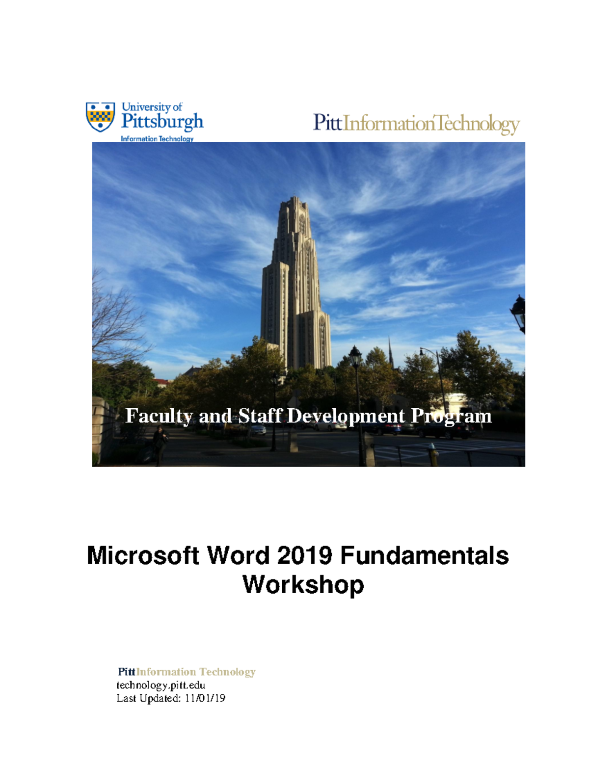 Microsoft Word 2019 Fundamentals Workshop Guide - Studocu