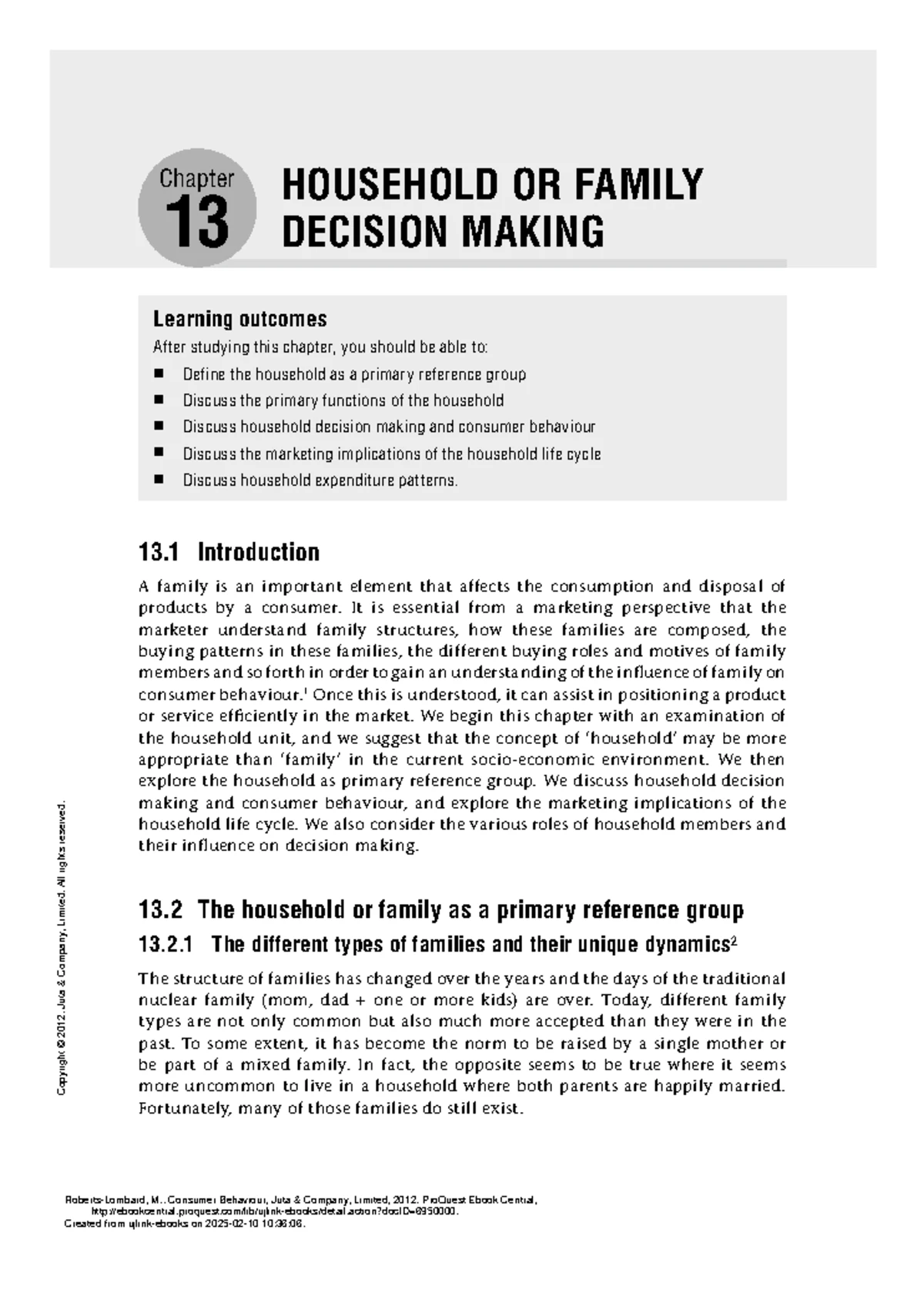 Consumer Behaviour Chapter 12 The Consumer Decision Making Process