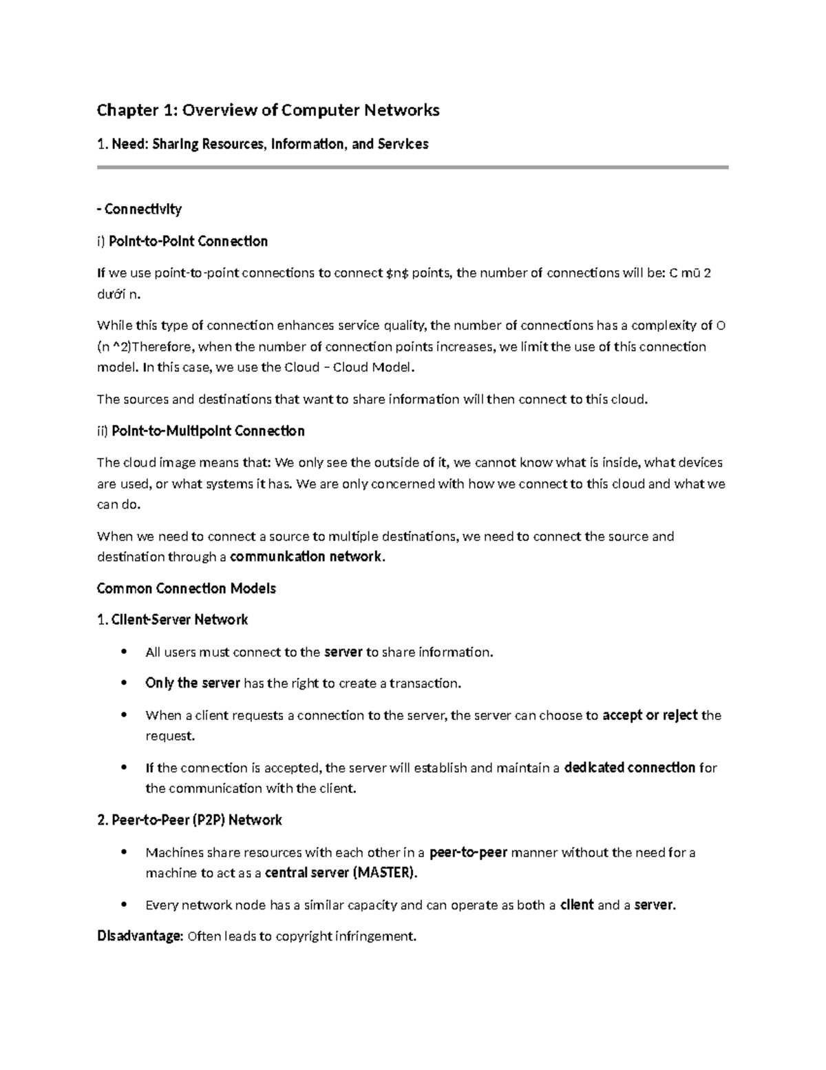 Chapter 1: Overview of Computer Networks (MMT) - Studocu