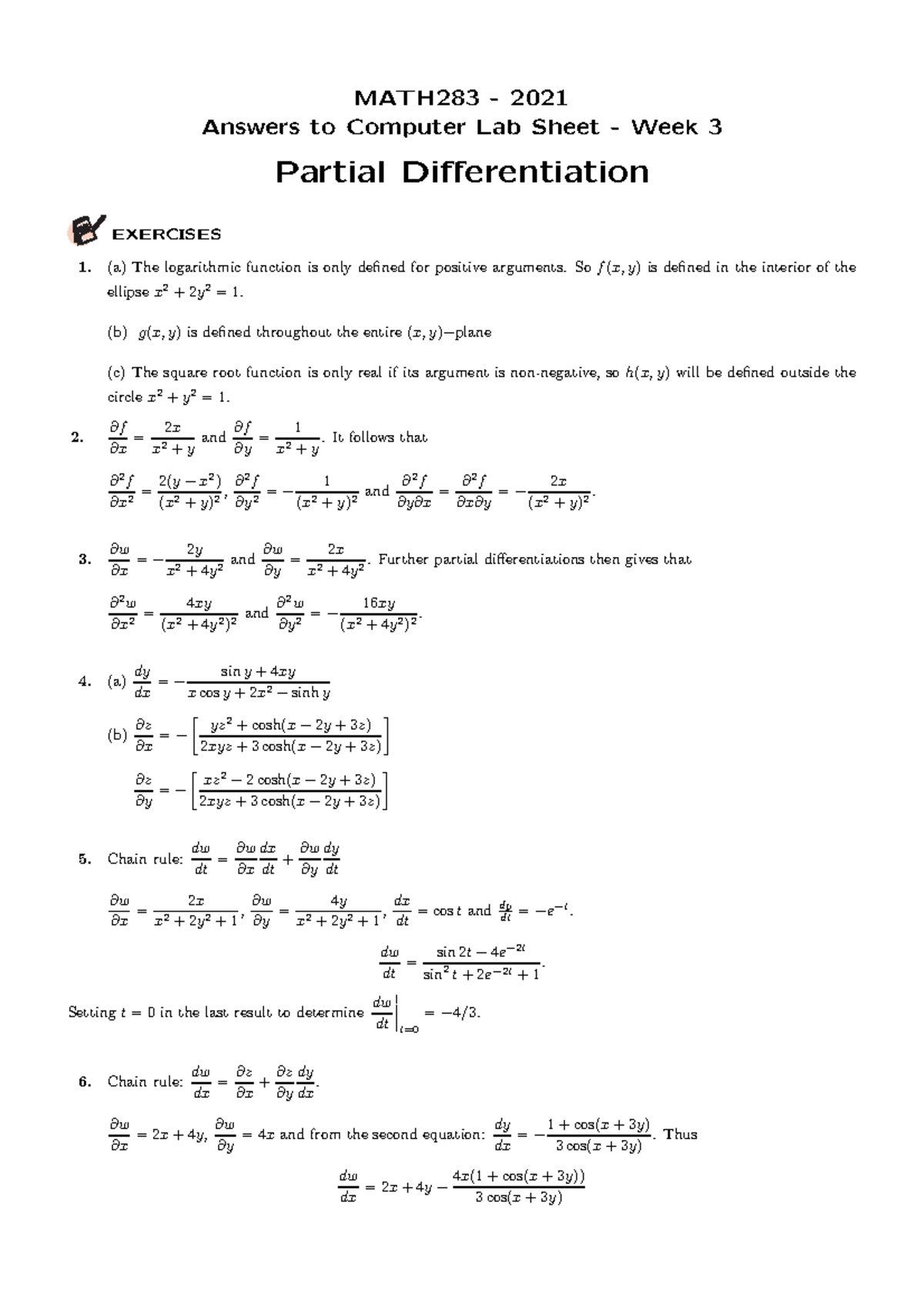 M283 CL 03 Soln - Week 3 computer lab solutions - MATH283 - 2021 ...