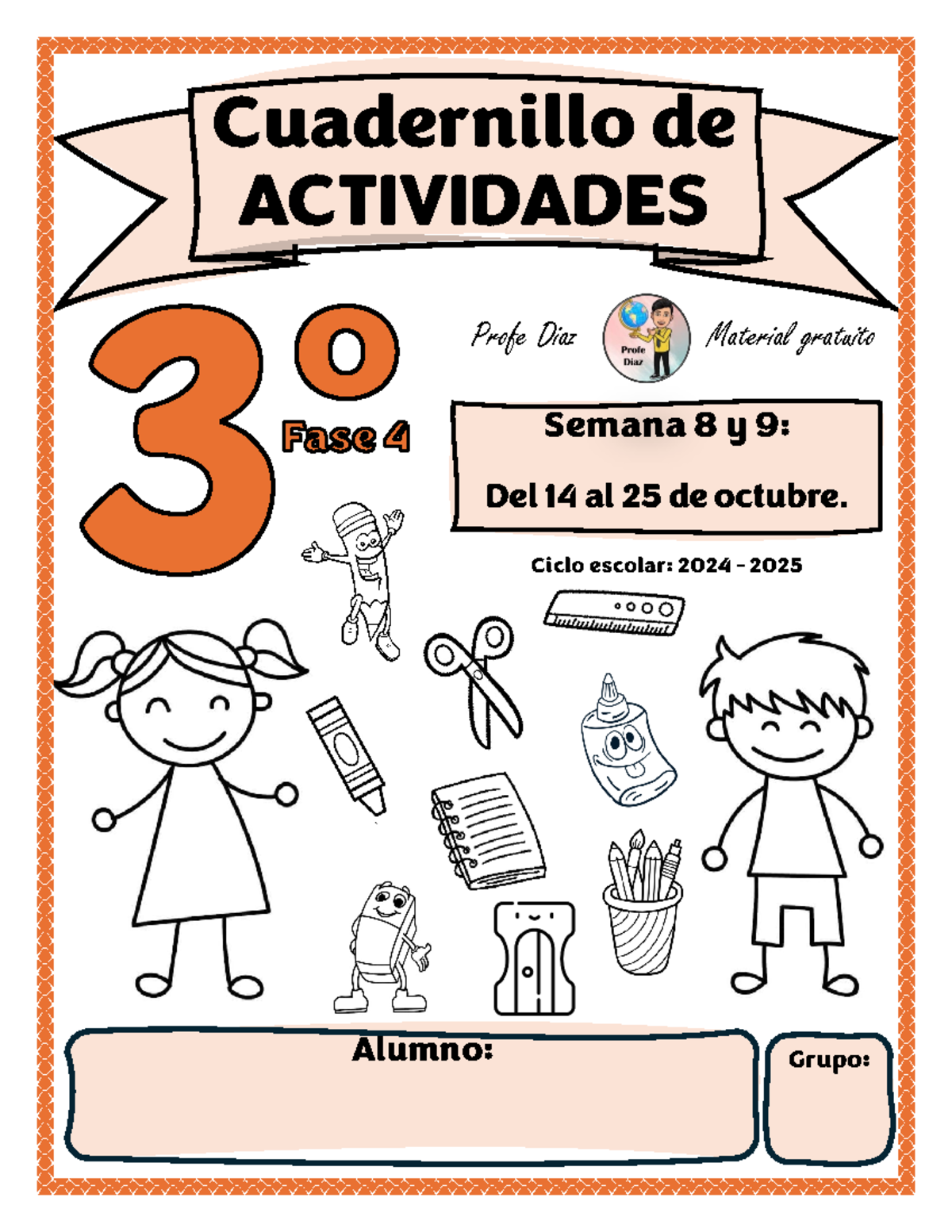 3° s8 y 9 Cuadernillo de actividades - Profe Diaz - Semana 8 y 9: Del 14 al 25 de octubre ...