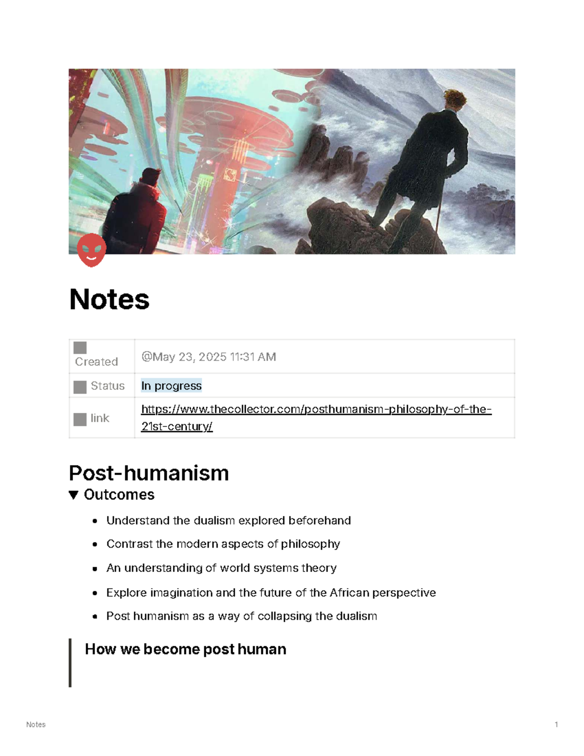 Wvls Post Humanism: Exploring Dualism and Future Perspectives - Studocu