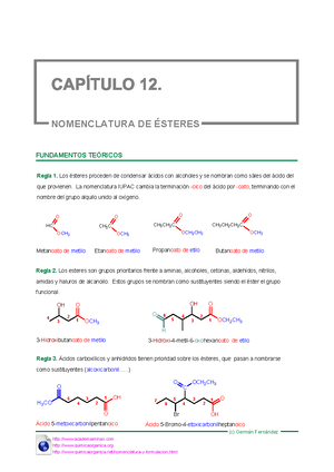 Guia de preguntas sobre los esteres - Esteres ¿Qué son los ésteres en ...