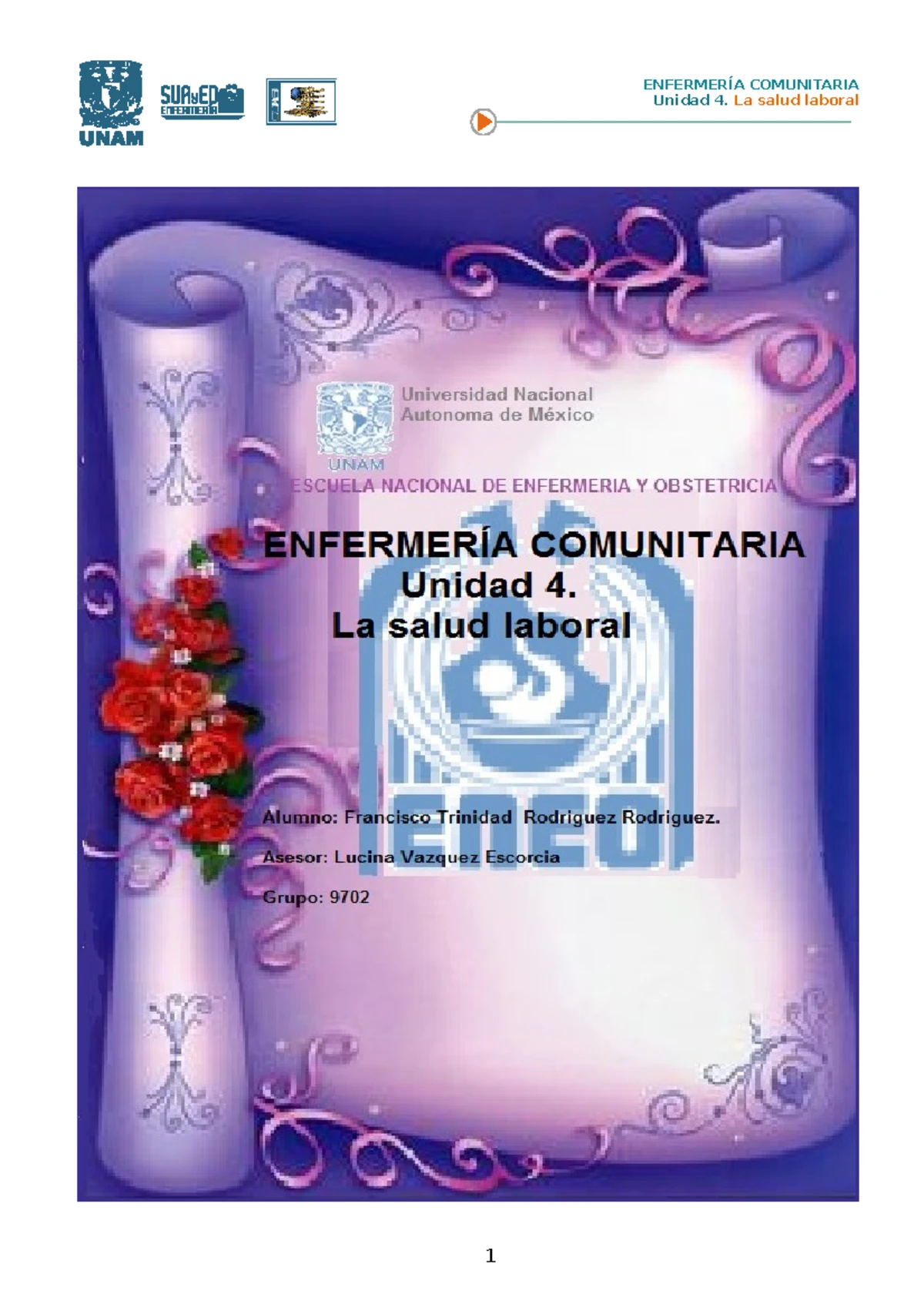 Infografía 8 acciones esenciales de seguridad del paciente - Enfermería Comunitaria - Studocu