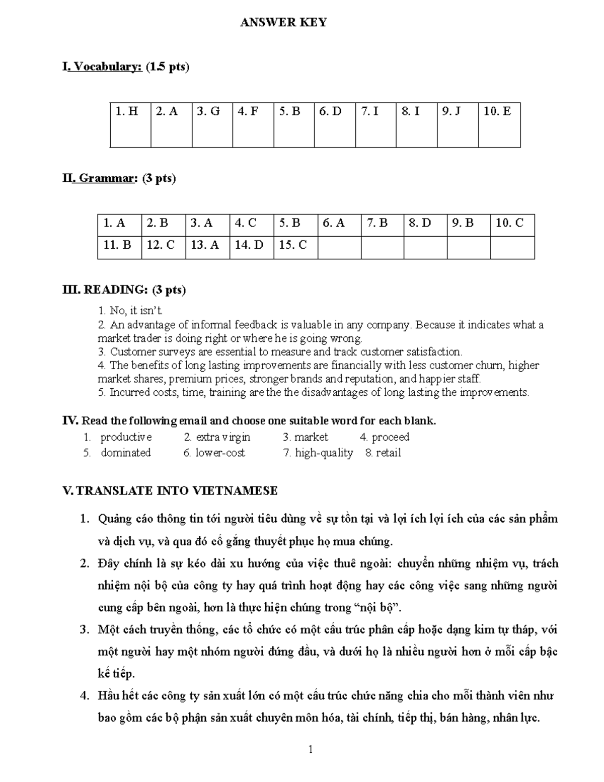 2. KEY - 2. KEY - ANSWER KEY I. Vocabulary: (1 pts) 1. H 2. A 3. G 4. F ...