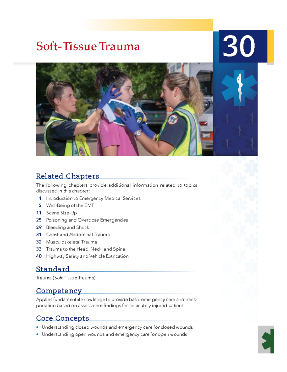 Chapter 30: Soft Tissue Trauma - EMT M30_LIMM1263 - Studocu