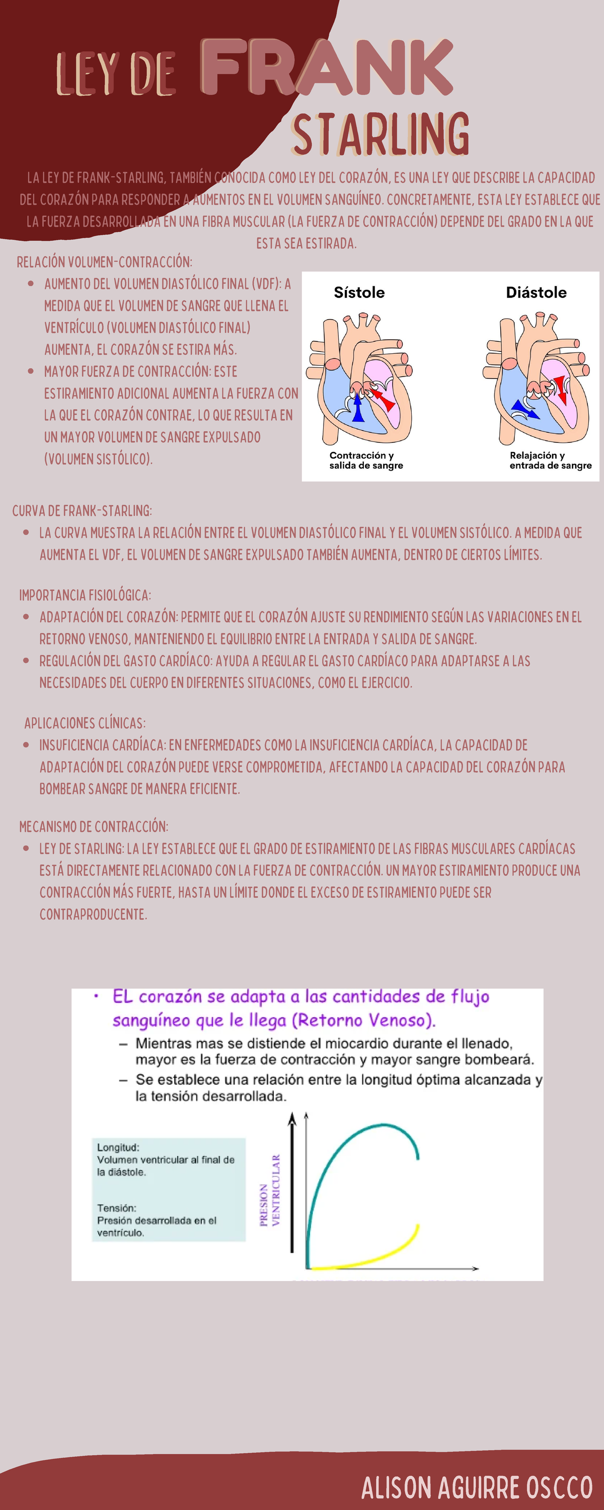 Ley de Frank-Starling y su Importancia en la Fisiología Cardíaca ...