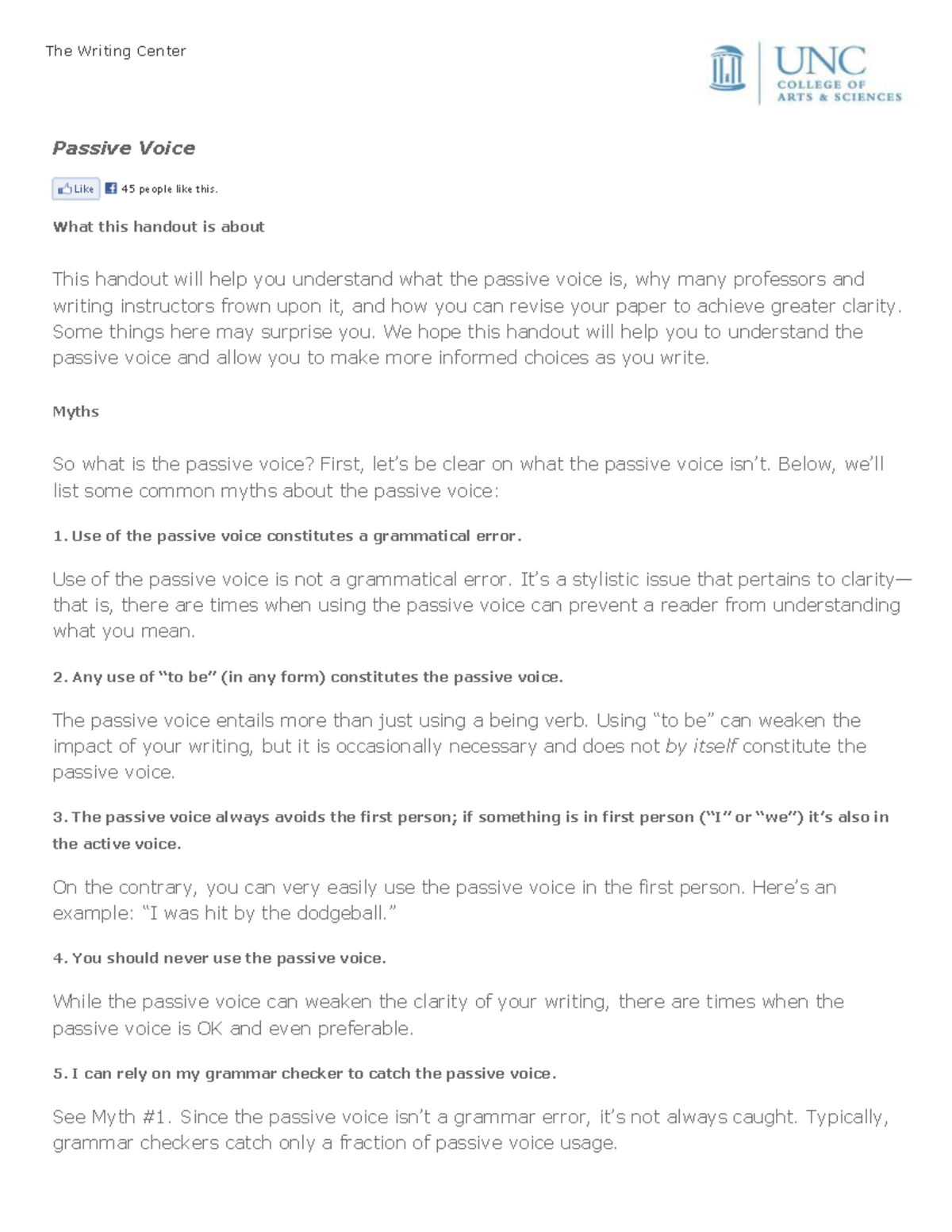 Passive Voice Guide: Understanding and Revising for Clarity - Studocu