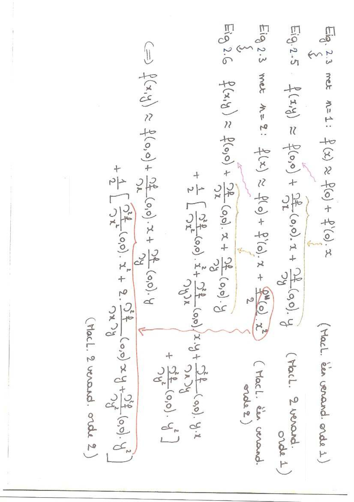 Slides on Taylor Series for 2 Variables (Bewijs) - Studocu